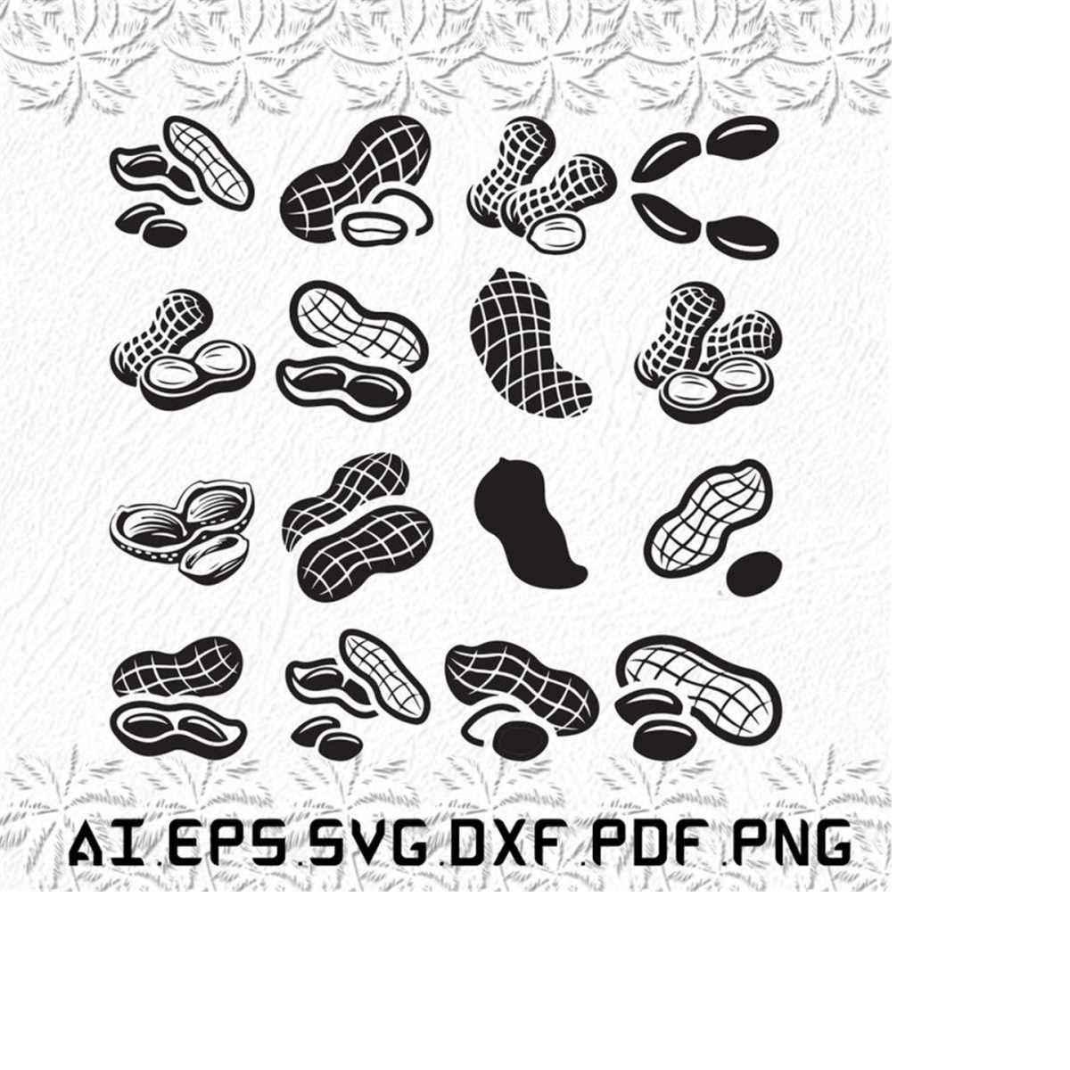 Peanut svg, Peanuts svg, Love svg, nut, Nuts, SVG, ai, pdf, - Inspire ...