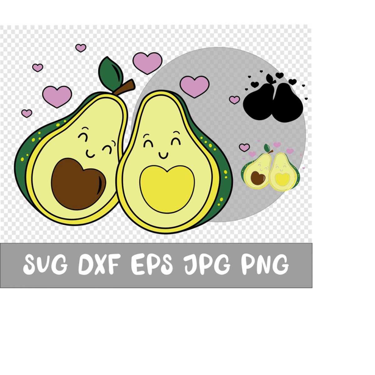 Avocado svg, food svg, love svg, Cricut, Clipart, Layered SV | Inspire ...