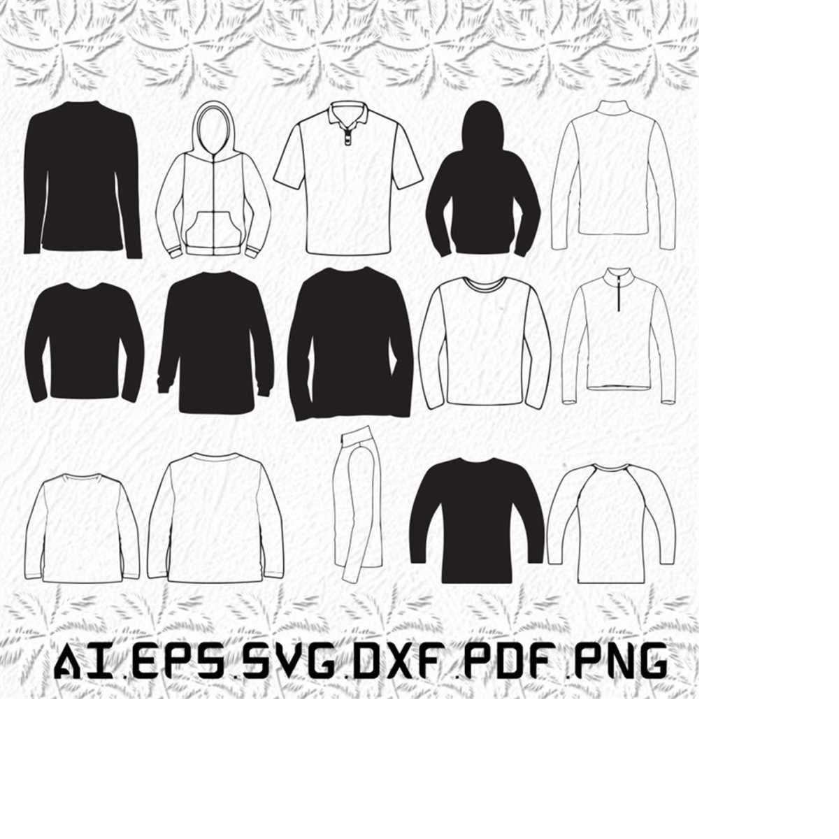 Long Sleeve Shirt svg, Long Sleeve Shirts svg, Long Sleeve s | Inspire ...