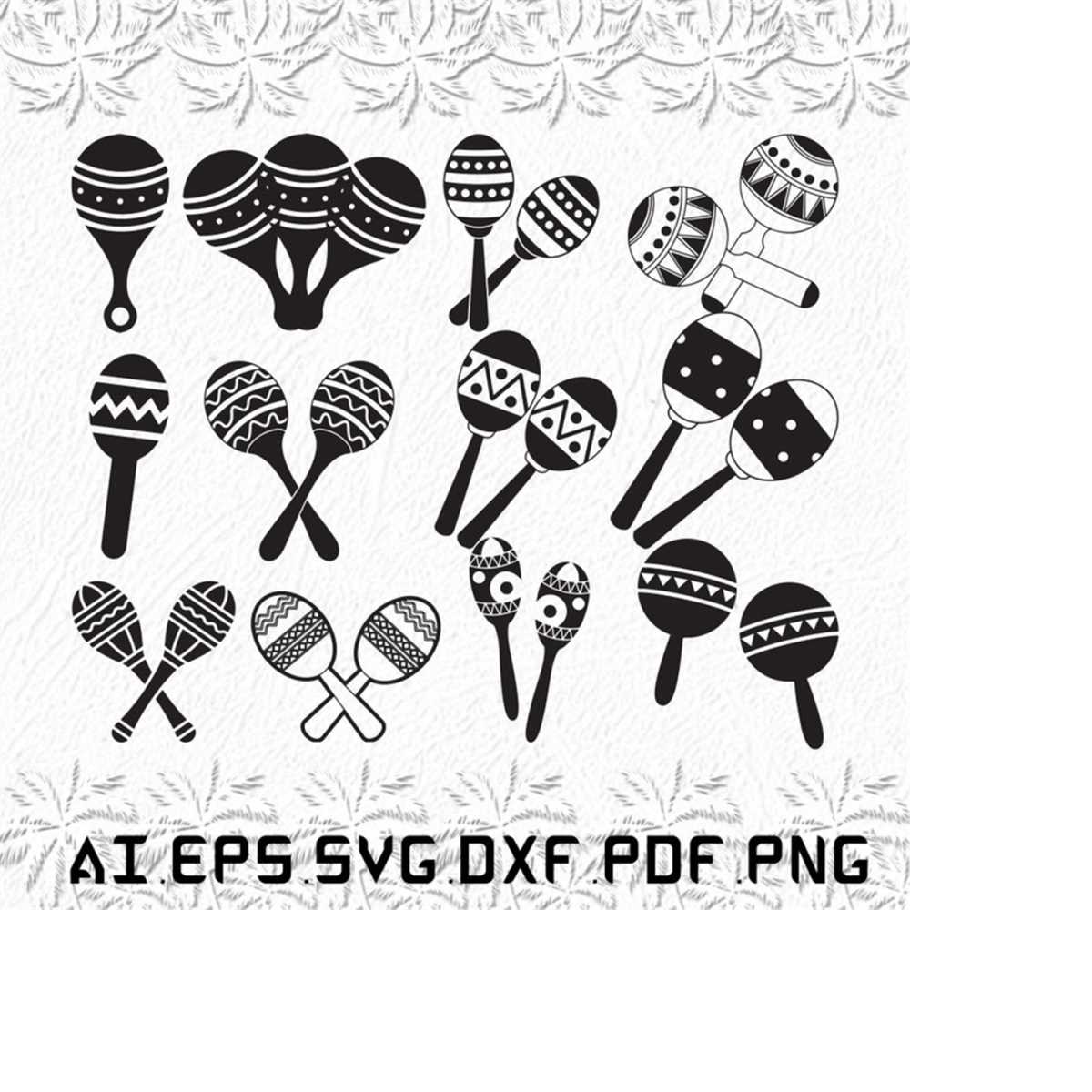 Maracas Pair svg, Maracas Pairs svg, Maracas svg, Pair, Pair | Inspire ...