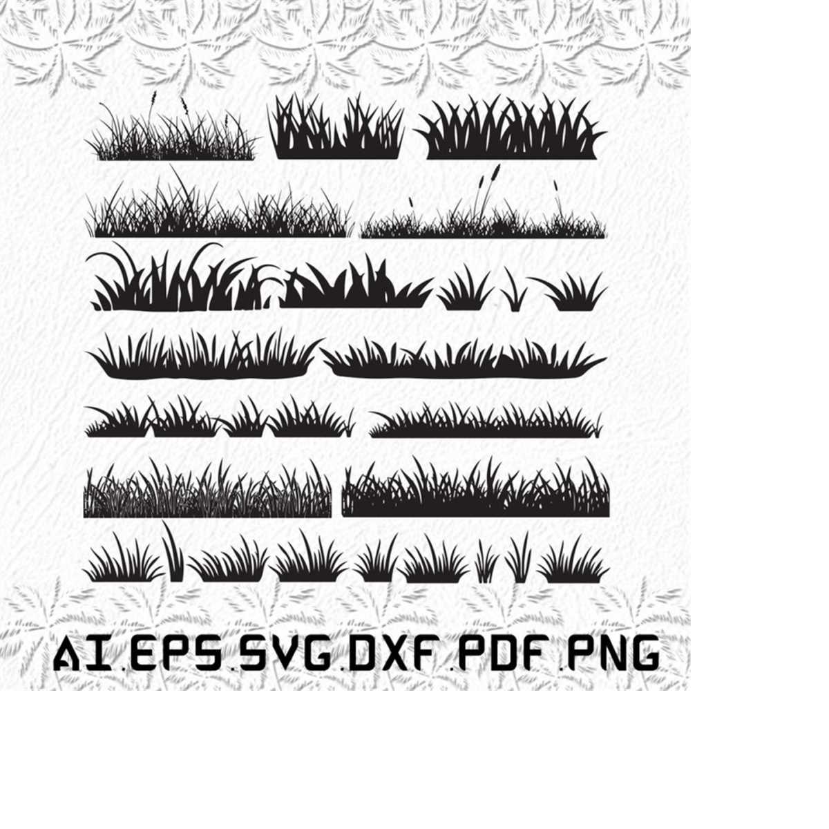 Grass svg, Gras svg, nature svg, nature, green, SVG, ai, pdf - Inspire ...