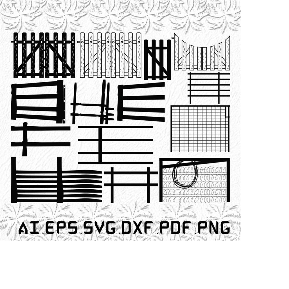 Fence svg, fencing svg, wooden fence svg, anime, farm, SVG, - Inspire ...