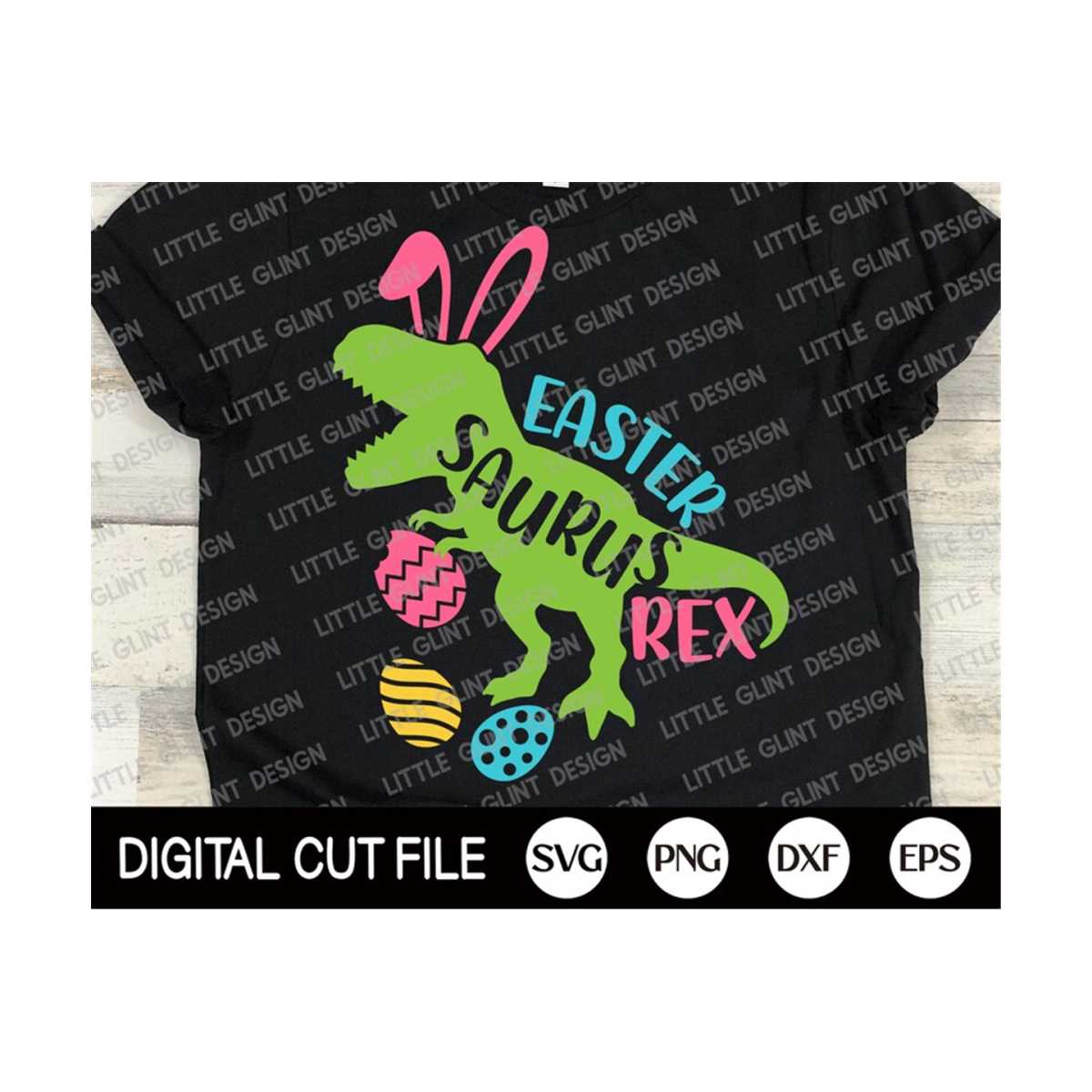 Easter Saurus Rex, Easter Svg, Easter Dinosaur, Bunny Saurus | Inspire ...