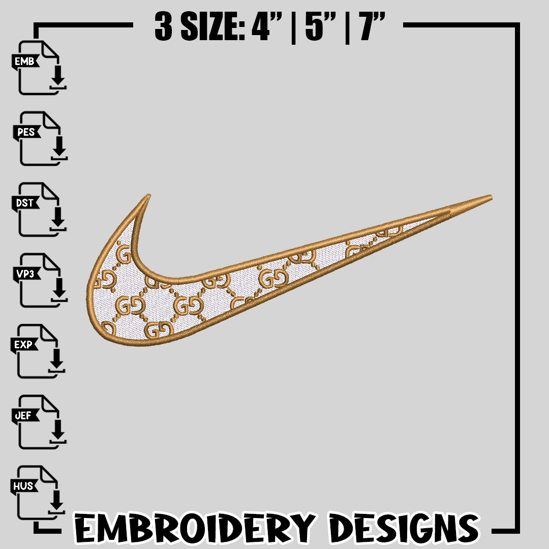 swoosh nike logo embroidery design, swoosh nike embroidery, - Inspire ...