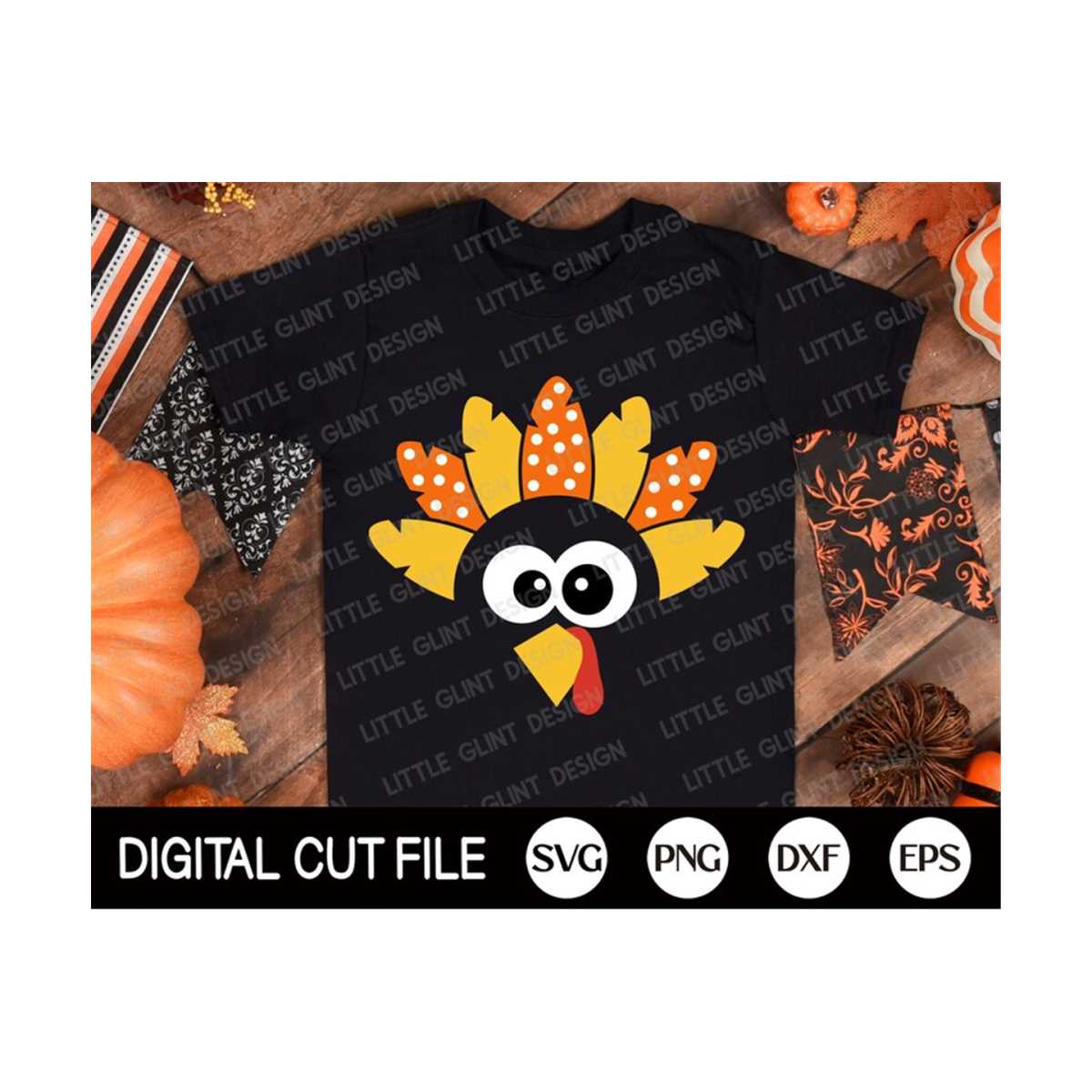 Turkey Face SVG, Thanksgiving Svg, Turkey Svg, Turkey Day Cl | Inspire ...