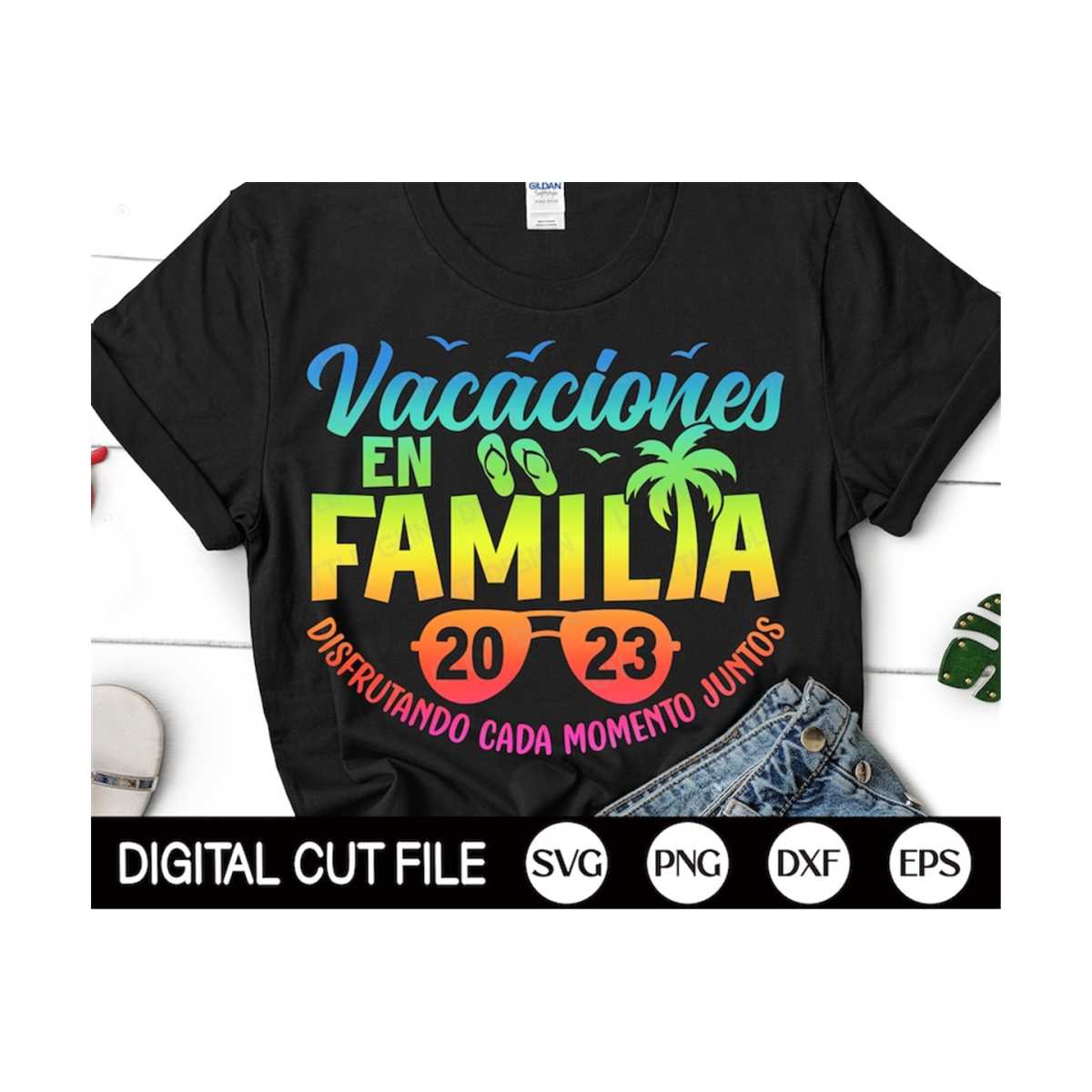 Vacaciones en Familia 2023 SVG, Family Vacation 2023 SVG, Sp - Inspire ...