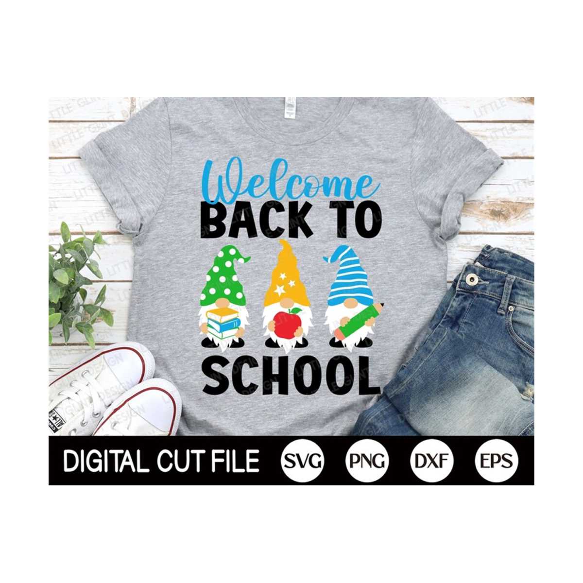 Welcome Back To School SVG, Gnome Png, First Day Of School S | Inspire ...