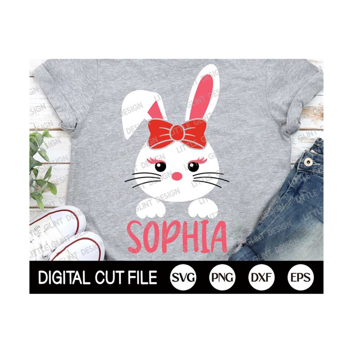 Easter Svg, Spring Bunny Girl Svg, Happy Easter Svg, Easter | Inspire ...