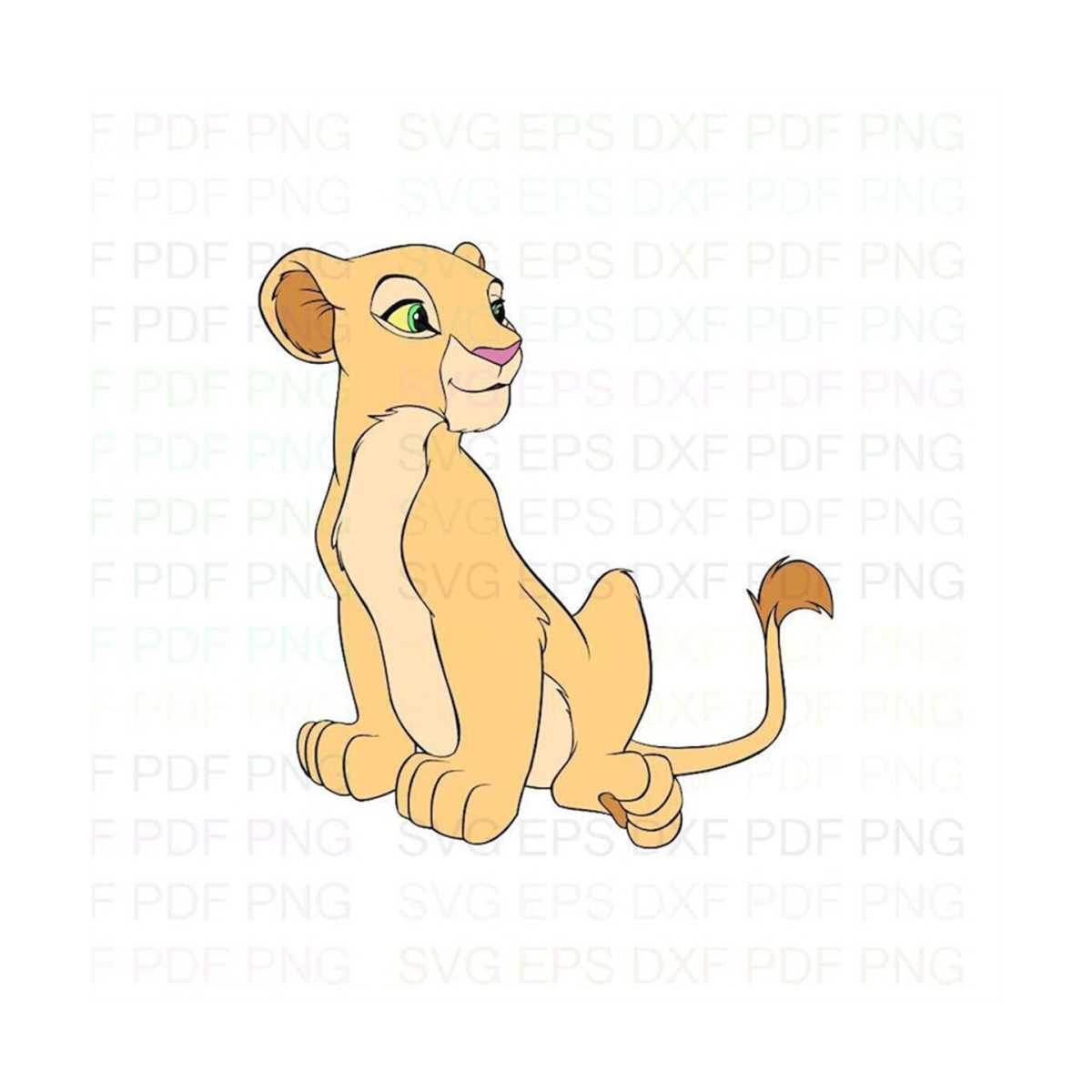 Nala_The_Lion_King_4 Svg Dxf Eps Pdf Png, Cricut, Cutting fi - Inspire ...