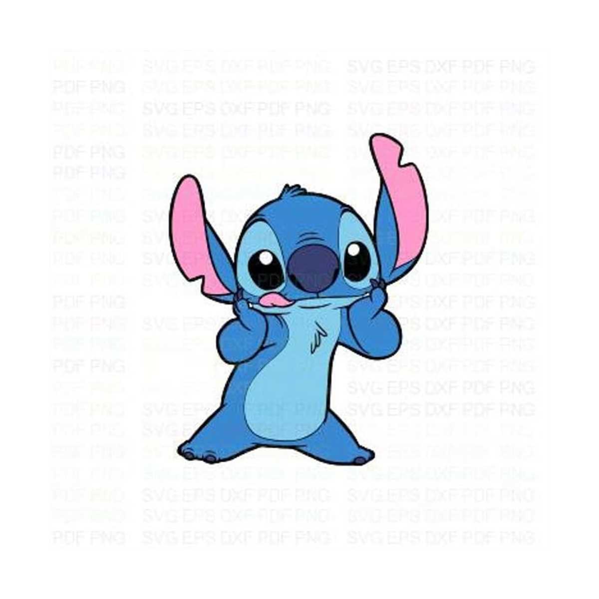 Stitch_Lilo_and_Stitch Svg Dxf Eps Pdf Png, Cricut, Cutting | Inspire ...