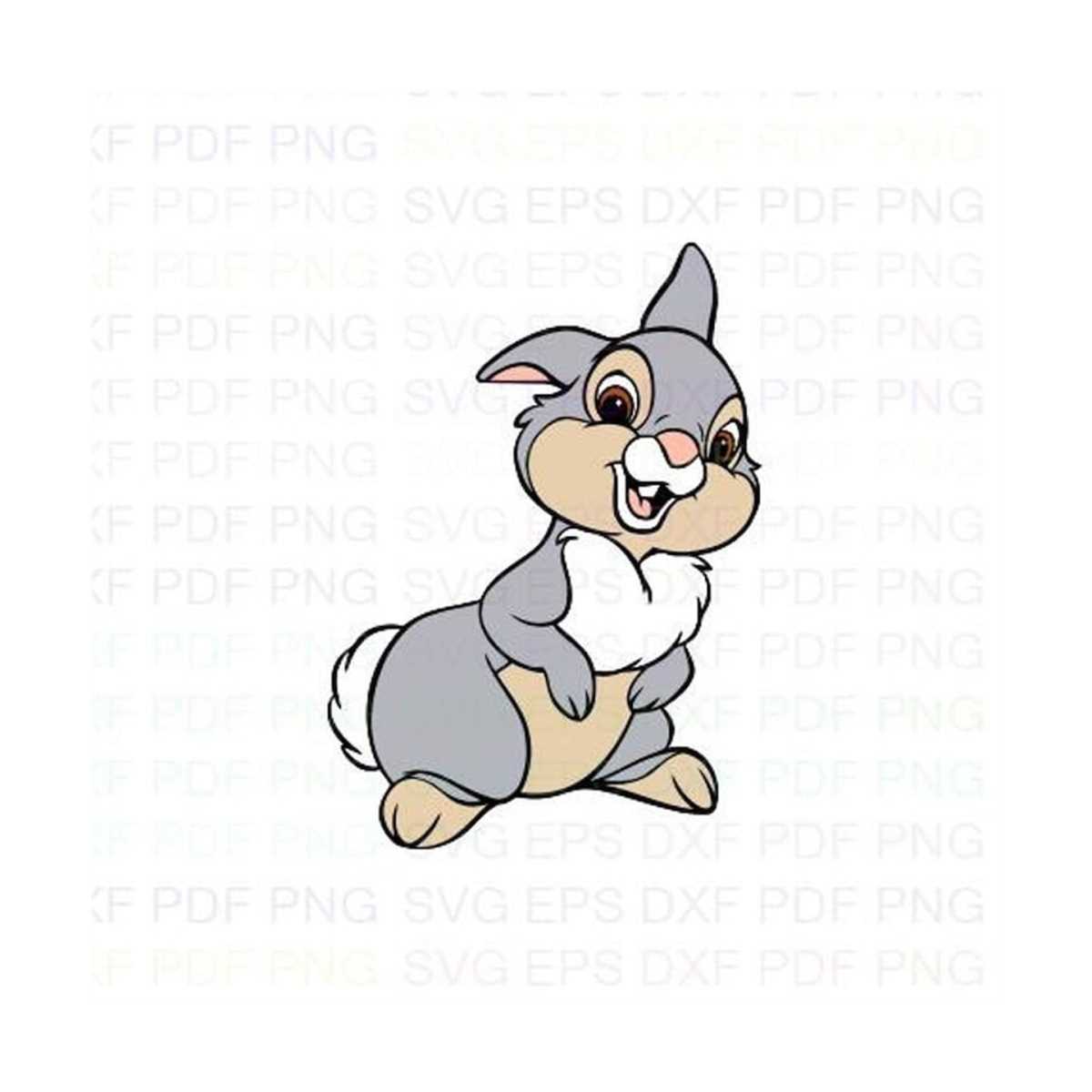 thumper_happy3 Svg Dxf Eps Pdf Png, Cricut, Cutting file, Ve | Inspire ...