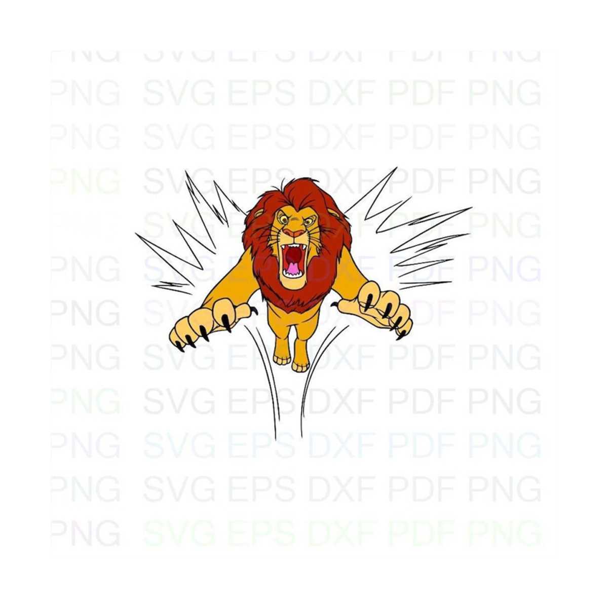 mufasa_the_lion_king_7 Svg Dxf Eps Pdf Png, Cricut, Cutting | Inspire ...