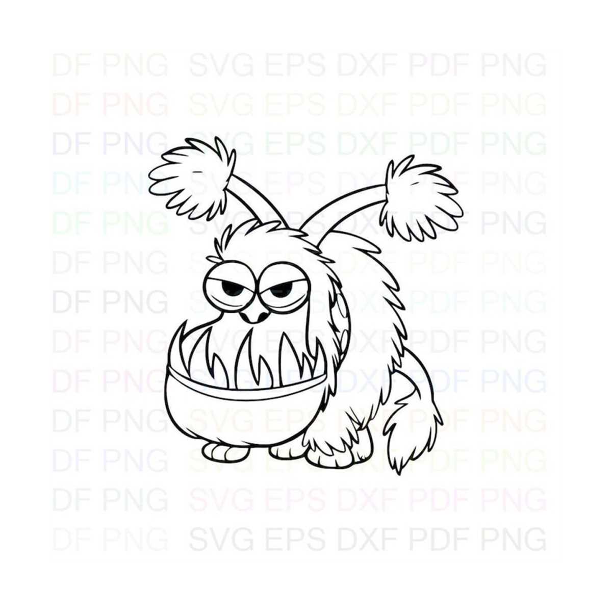 Despicable_Me_kyle Outline Svg Dxf Eps Pdf Png, Cricut, Cutt | Inspire ...