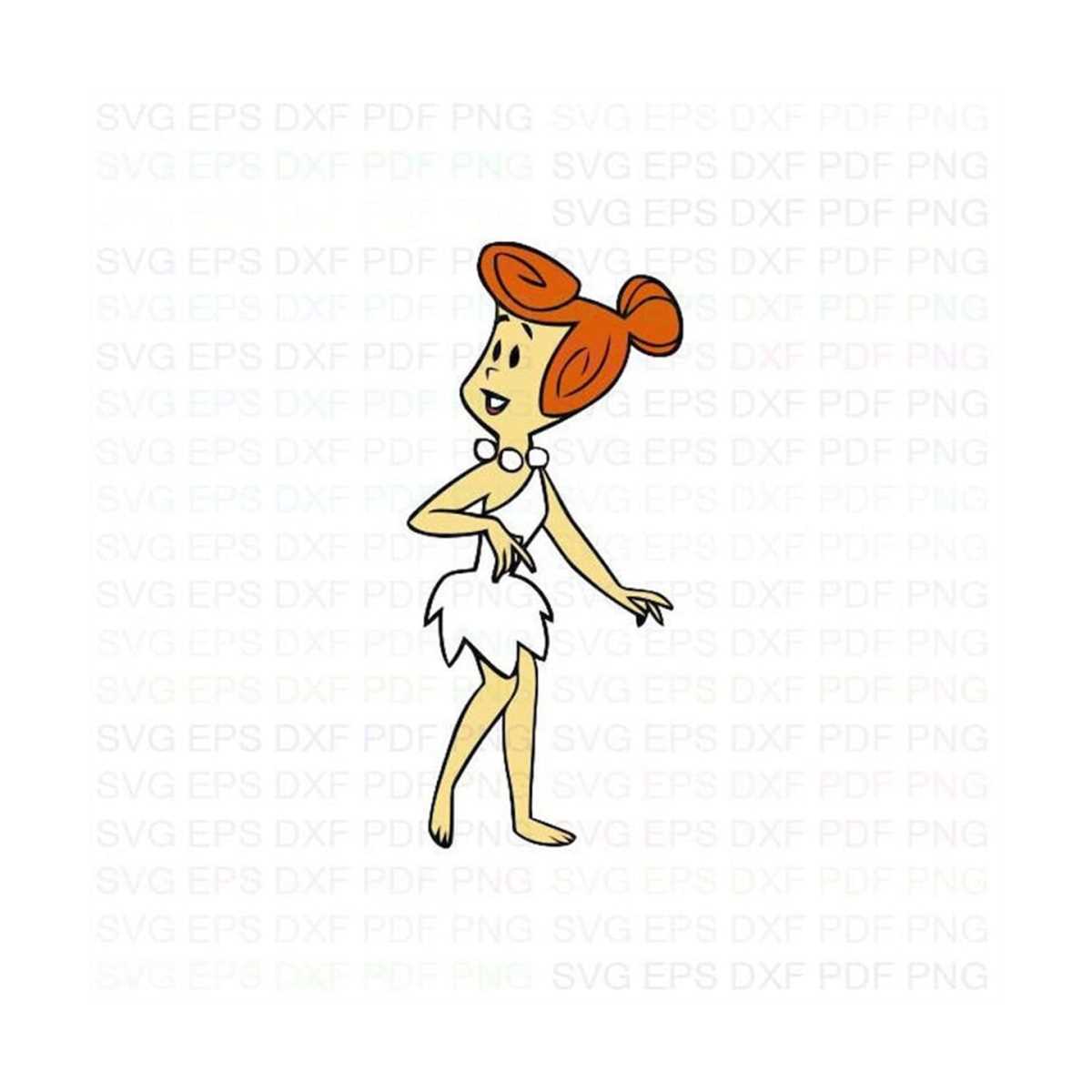 Wilma_Flintstone_The_Flintstones Svg Dxf Eps Pdf Png, Cricut - Inspire ...