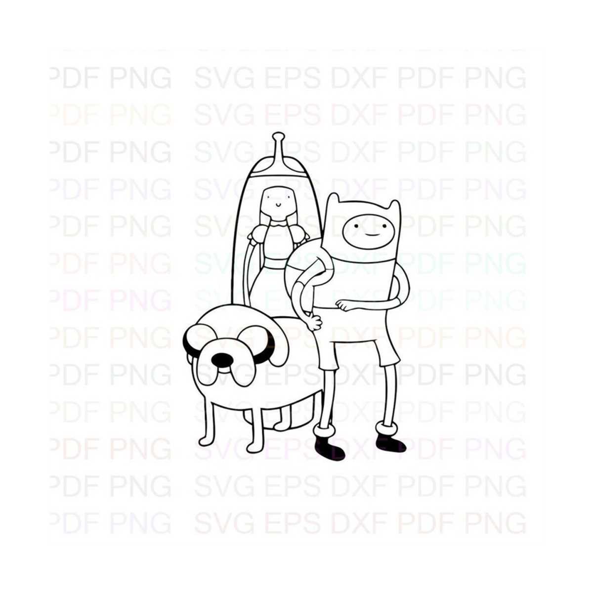 Finn_the_Human_and_Princess_Bubblegum_and_Jake_Adventure_Tim - Inspire ...