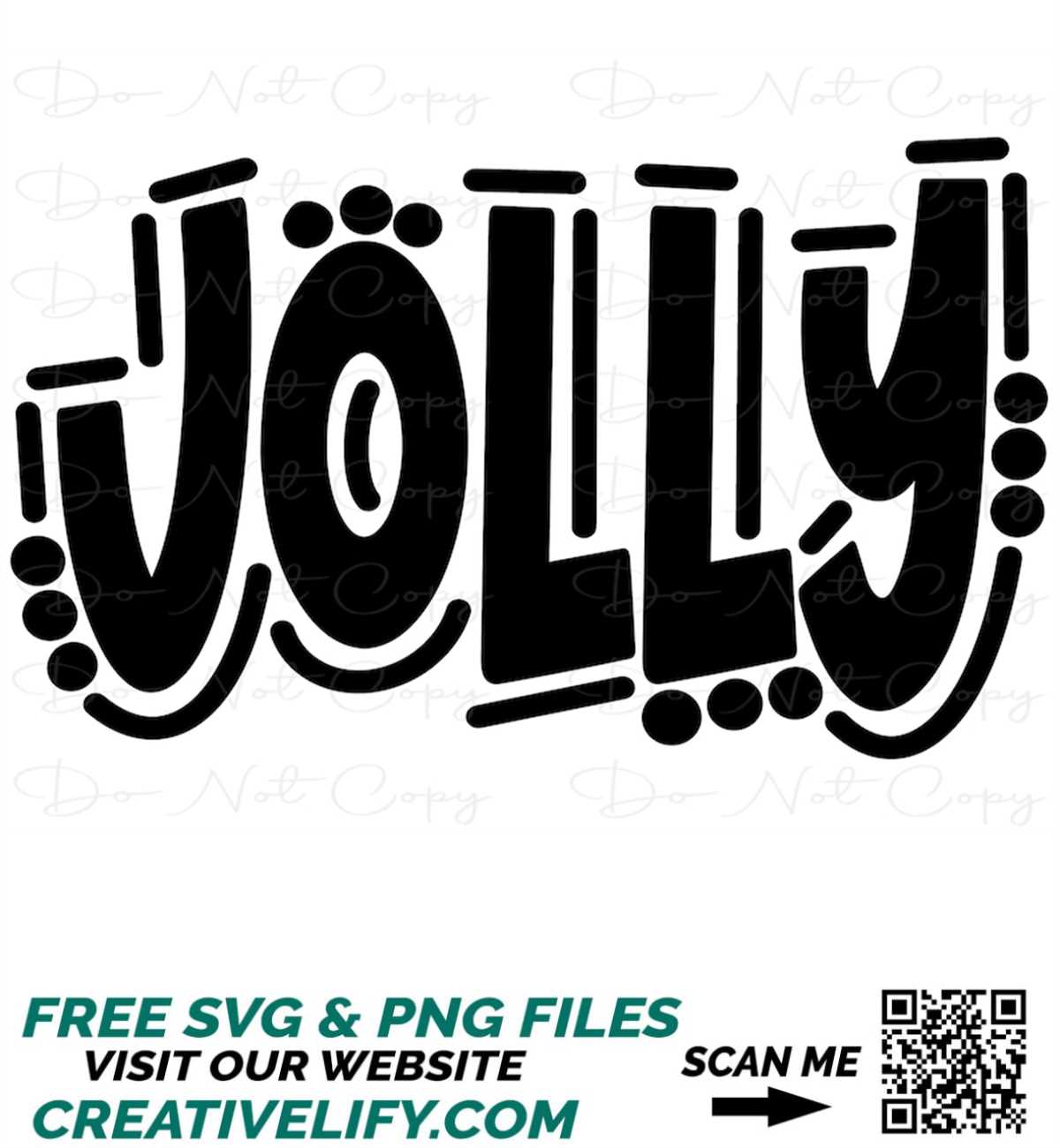 JOLLY - Doodle Word - Sublimation PNG and SVG - Digital Artw | Inspire ...