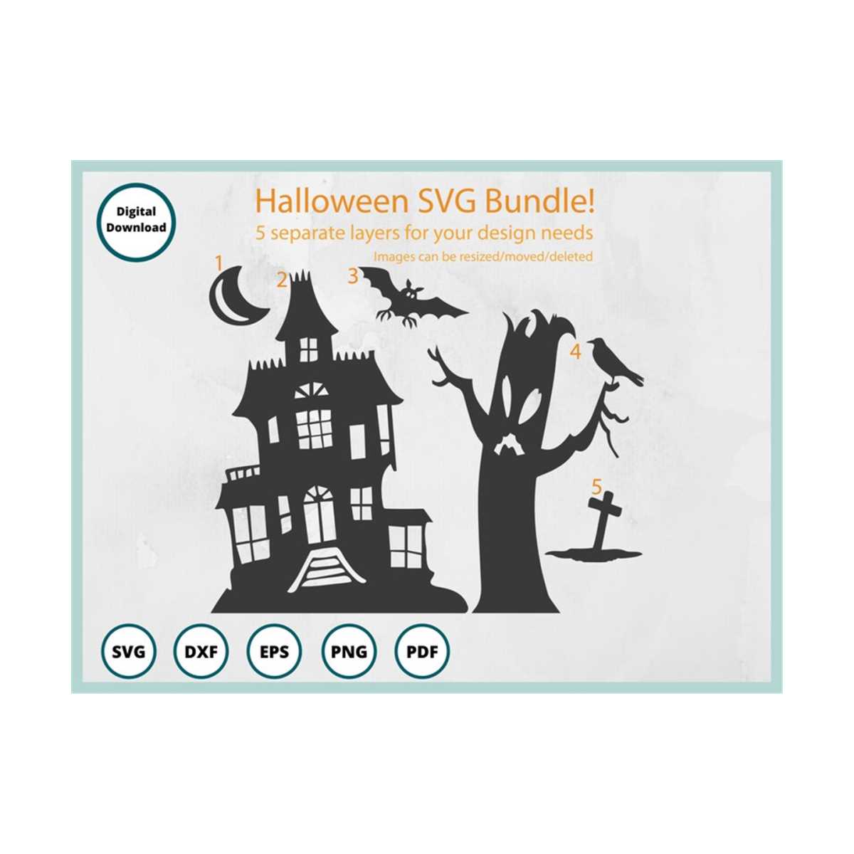 Haunted House SVG | Haunted Mansion SVG | Halloween Bundle S | Inspire ...