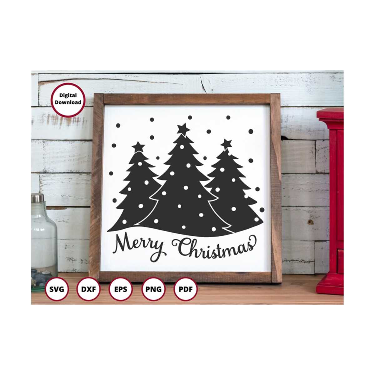 merry christmas tree svg - tree svg - tree svg cut file - tr | Inspire ...