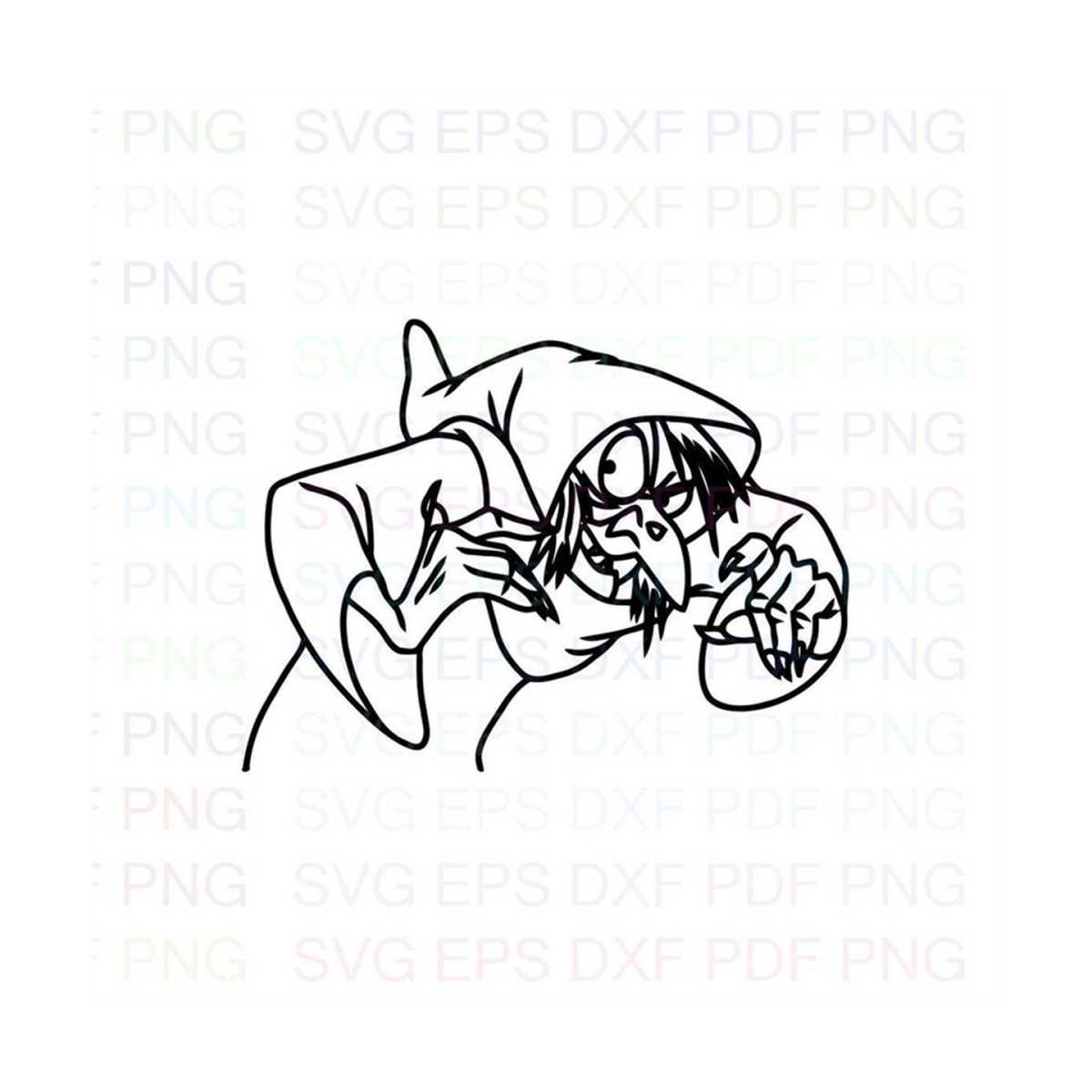 Black_Cauldron_Orgoch Outline Svg Dxf Eps Pdf Png, Cricut, C - Inspire ...