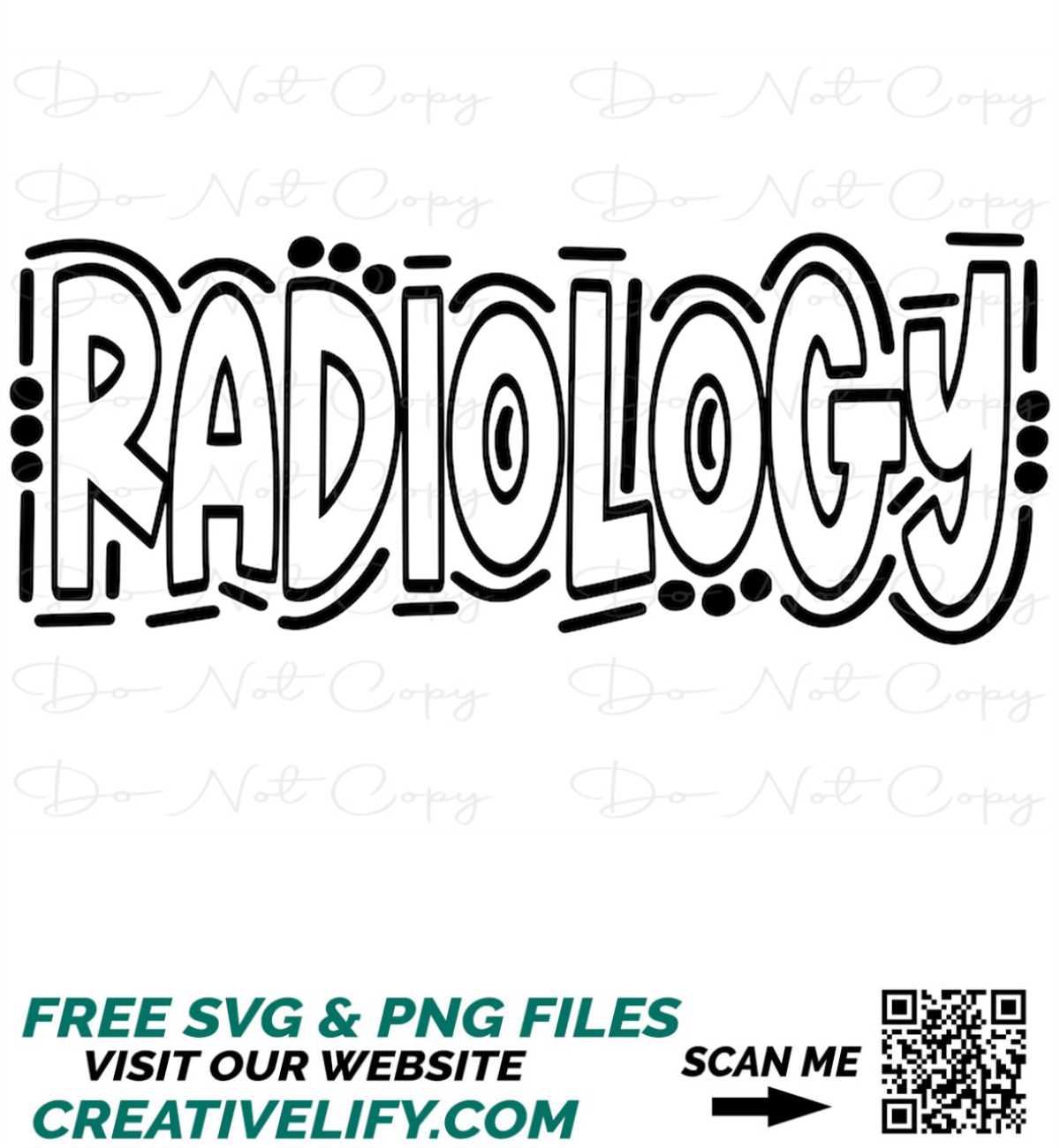 RADIOLOGY - Doodle Word- Transparent Background - PNG and S - Inspire ...