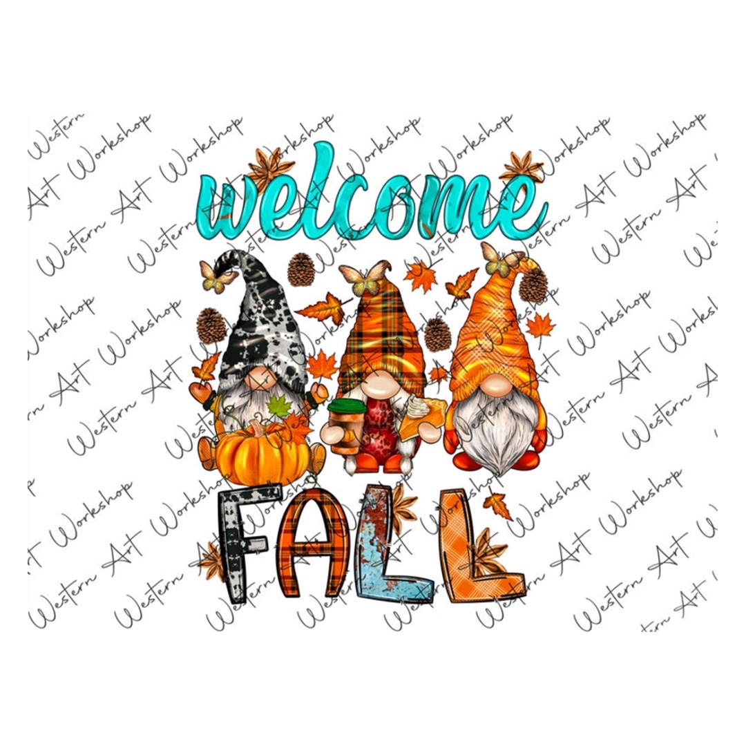 Welcome Fall Pumpkin Png Sublimation Design, Hello Fall Png, | Inspire Uplift