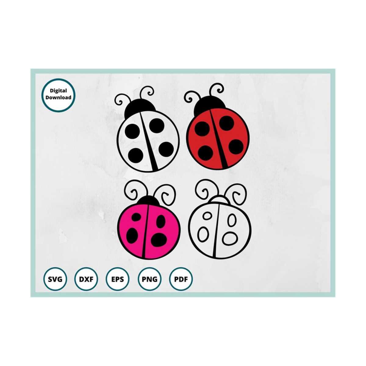 Ladybug SVG | Lady Bug svg | Bugs svg | Gardening SVG | lady - Inspire ...