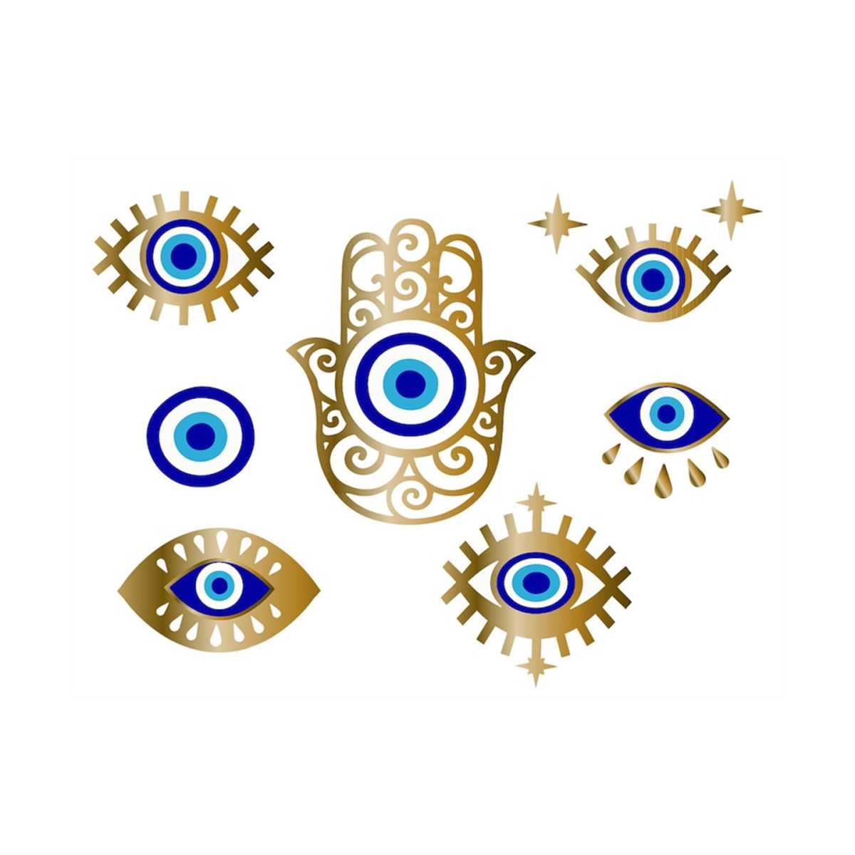 Evil Eye svg Bundle Png Dxf, Humsa Svg Cut files, Turkish Ey | Inspire ...