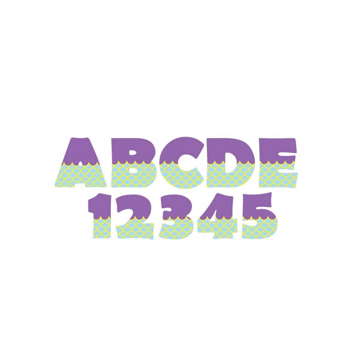 MERMAID FONT SVG Files, Mermaid Alphabet Svg Files, Mermaid | Inspire ...