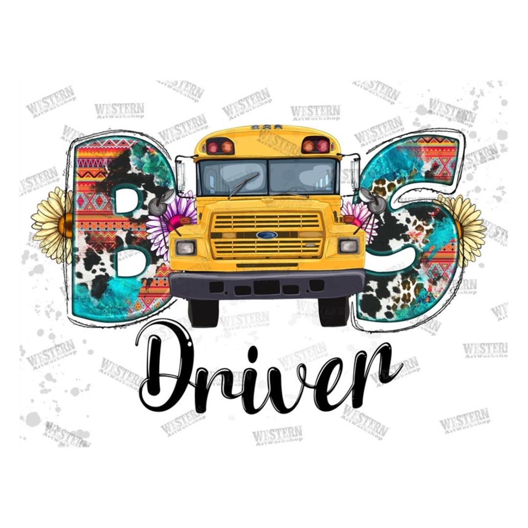 Western Daisy Cowhide Leopard Bus Driver Png, Western School | Inspire ...