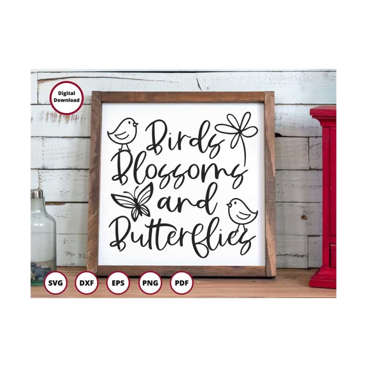 Spring SVG | Butterfly SVG | Summer SVG | Garden svg | bird - Inspire ...