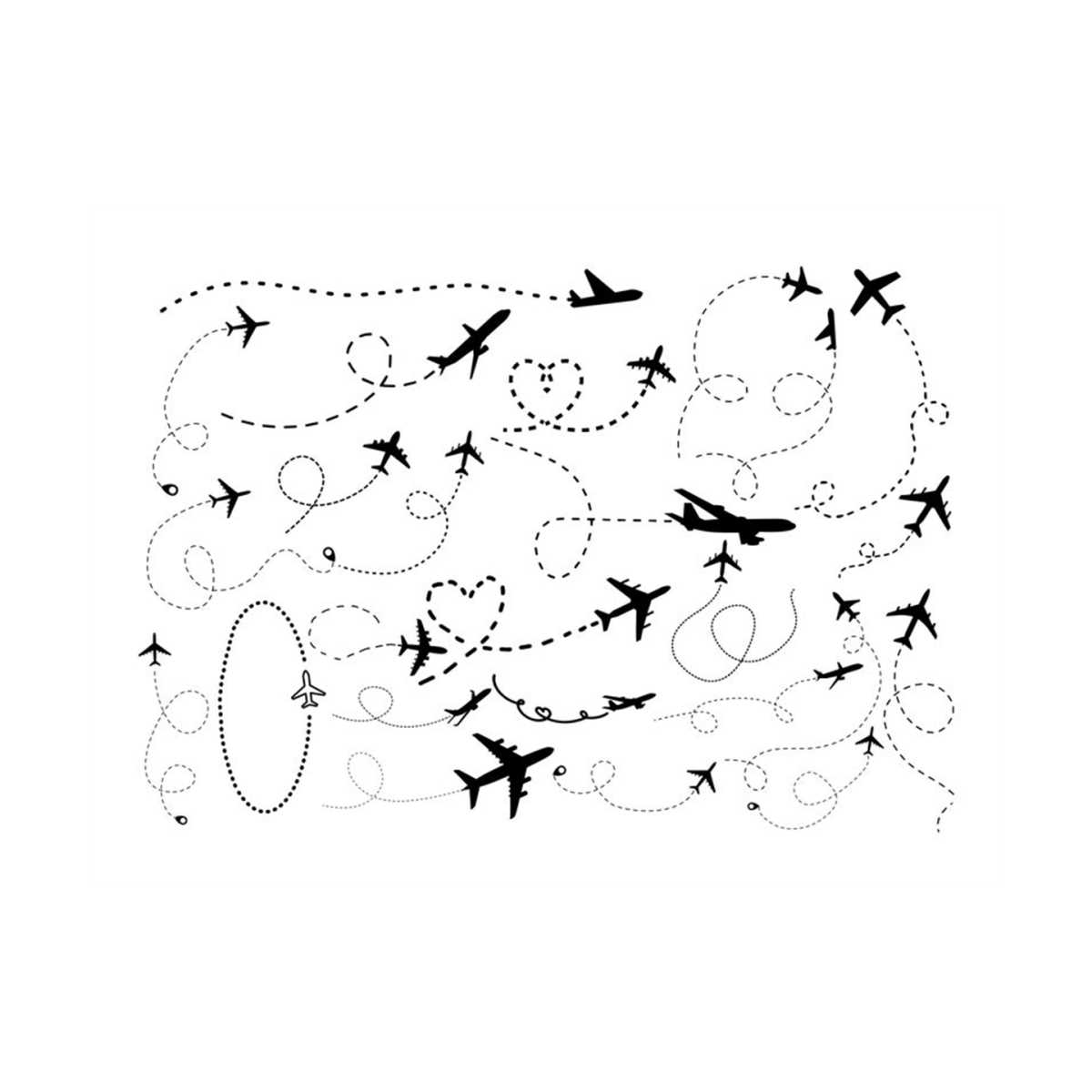 AIRPLANE ROUTE SVG, Plane Route Svg Cut Files for Cricut, Pl | Inspire ...