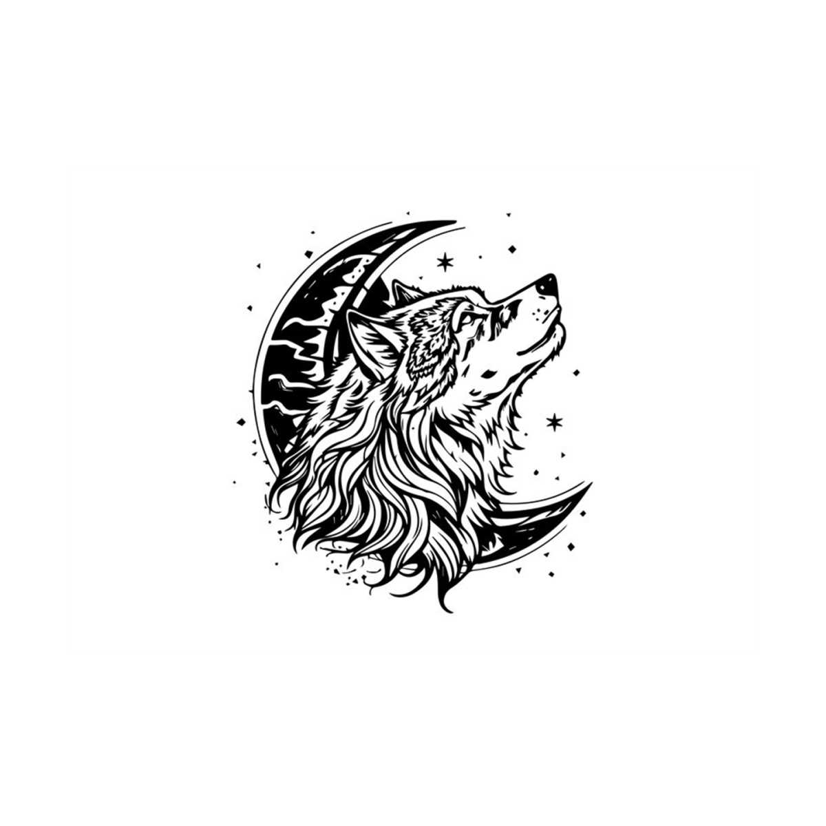 HOWLING WOLF SVG, Howling Wolf Clipart, Howling Wolf Svg Cut | Inspire ...