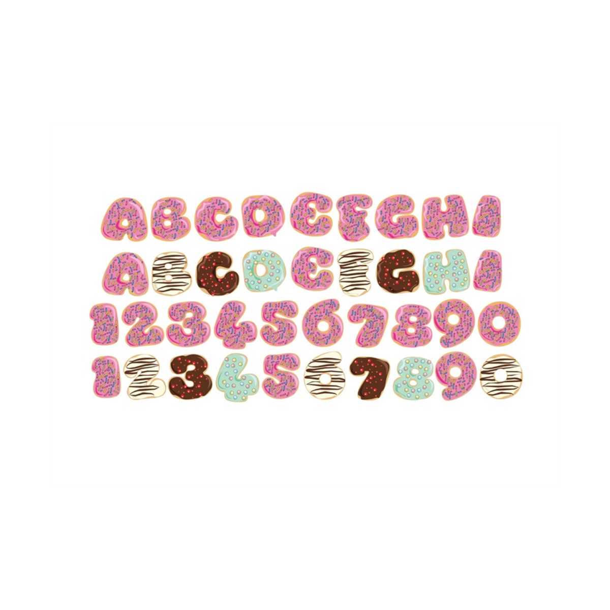 DONUT ALPHABET SVG Files, Donut Alphabet Clipart, Donut Font | Inspire ...
