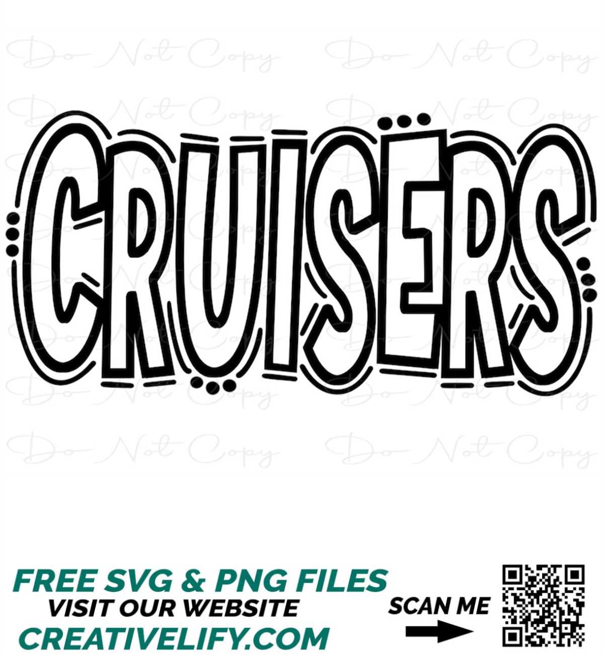 CRUISERS - Doodle Letters Transparent Background - Sublimati | Inspire ...