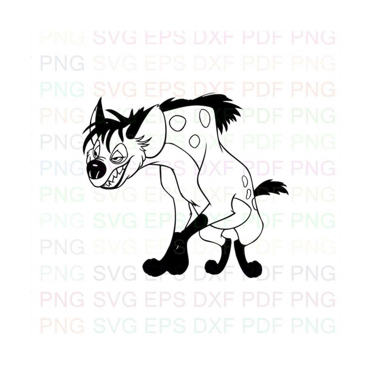 banzai_The_Lion_King_16 Outline Svg Dxf Eps Pdf Png, Cricut, | Inspire ...