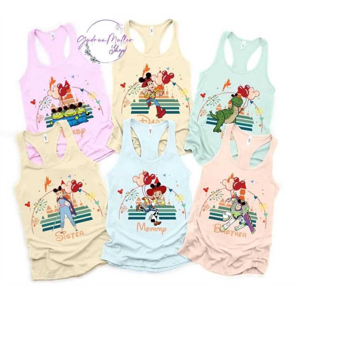Custom Toy Story Family Tank, Toy Story Tank, Toy Story Birt | Inspire ...