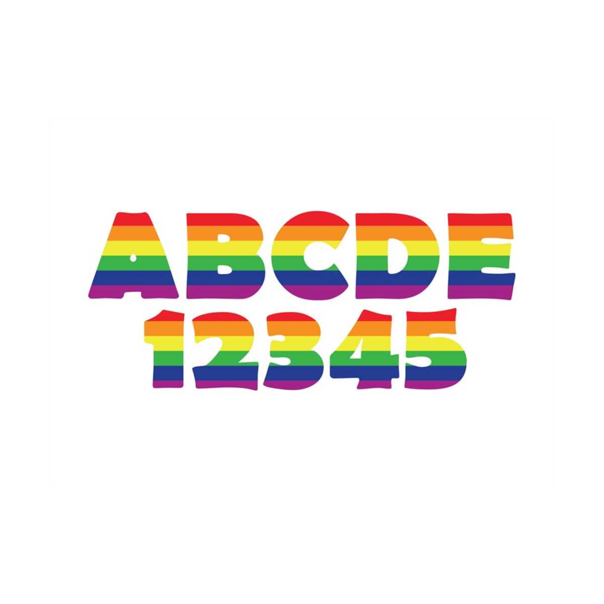 LGBT PRIDE ALPHABET Svg Files, lgbt pride font svg files, lg - Inspire ...