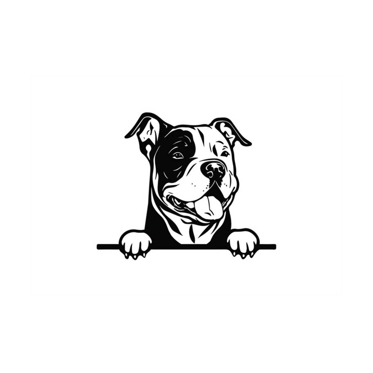 PEEKING AMERICAN BULLY Svg, Peeking American Bully Clipart, | Inspire ...