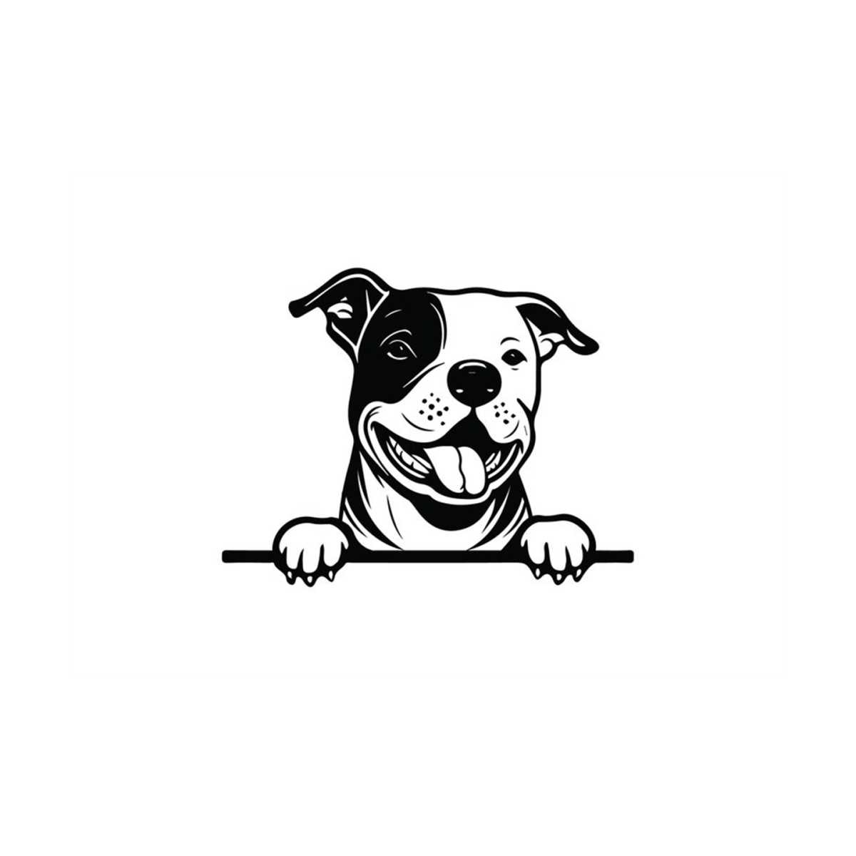 PEEKING STAFFORDSHIRE BULL Terrier Svg, Peeking Staffordshir | Inspire ...