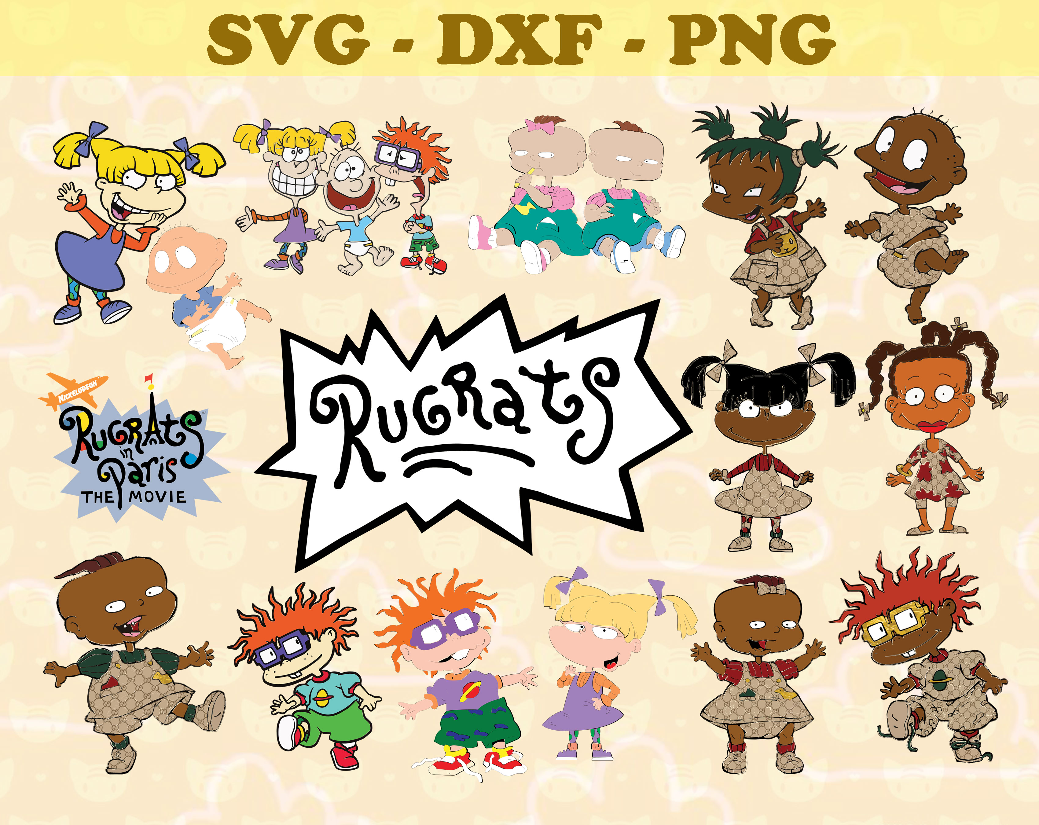 Rugrats SVG, Bundles Rugrats SVG, PNG,DXF, PDF, JPG... | Inspire Uplift