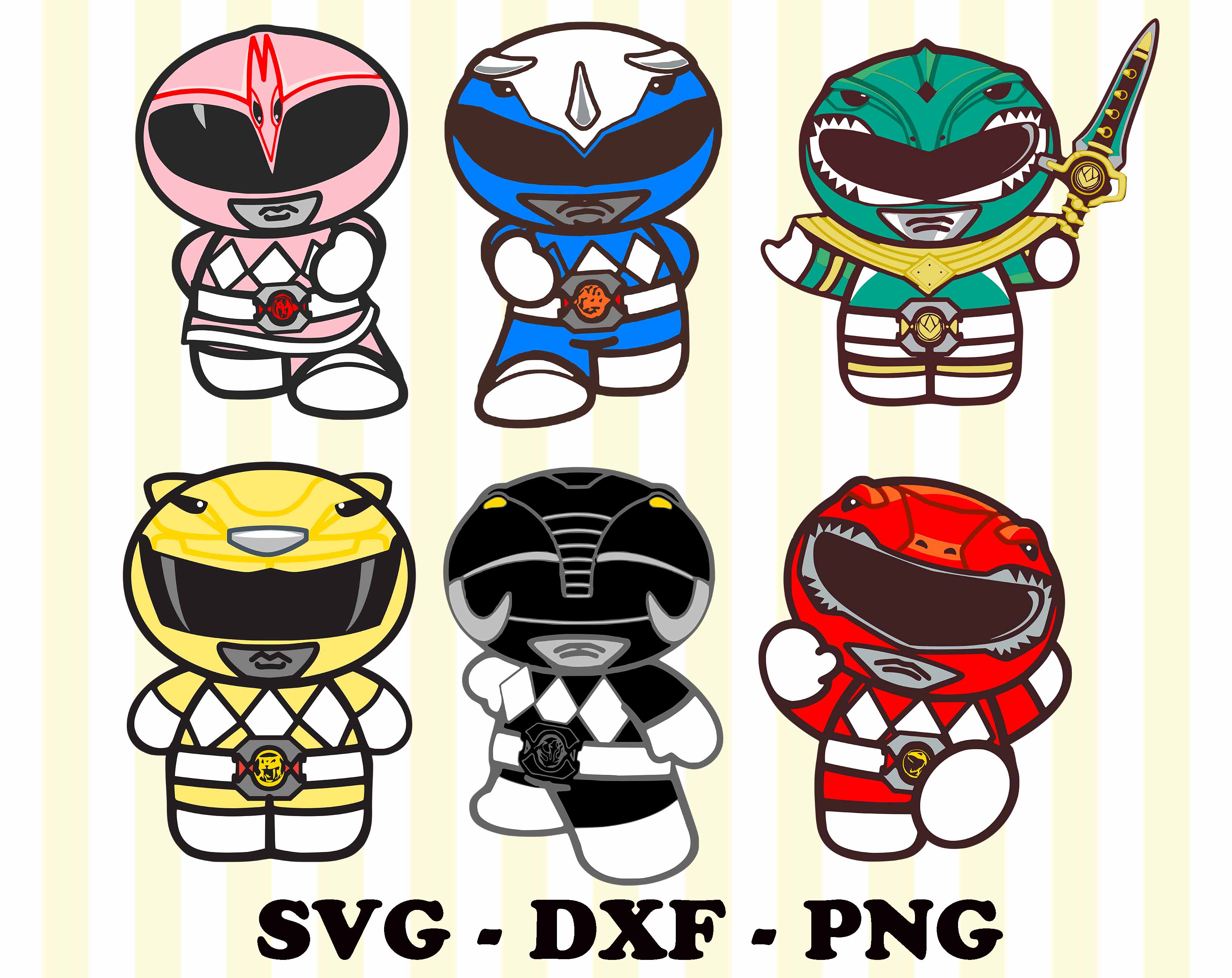 Power Ranger Baby SVG, Bundles Power Ranger SVG, PNG,DXF, PD | Inspire ...