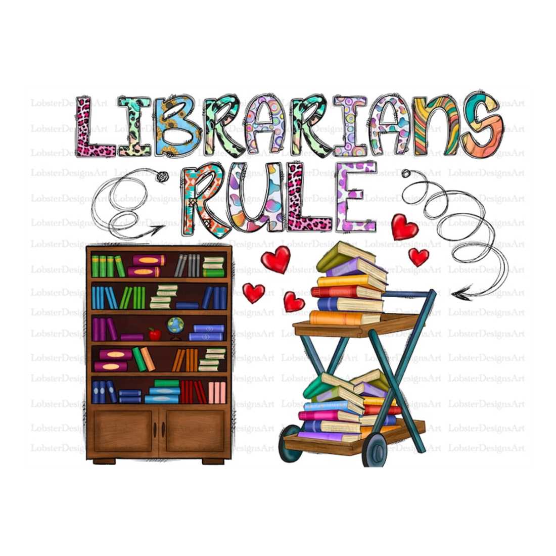 Librarian Sublimation Design Png, Librarian Life Png, school - Inspire ...
