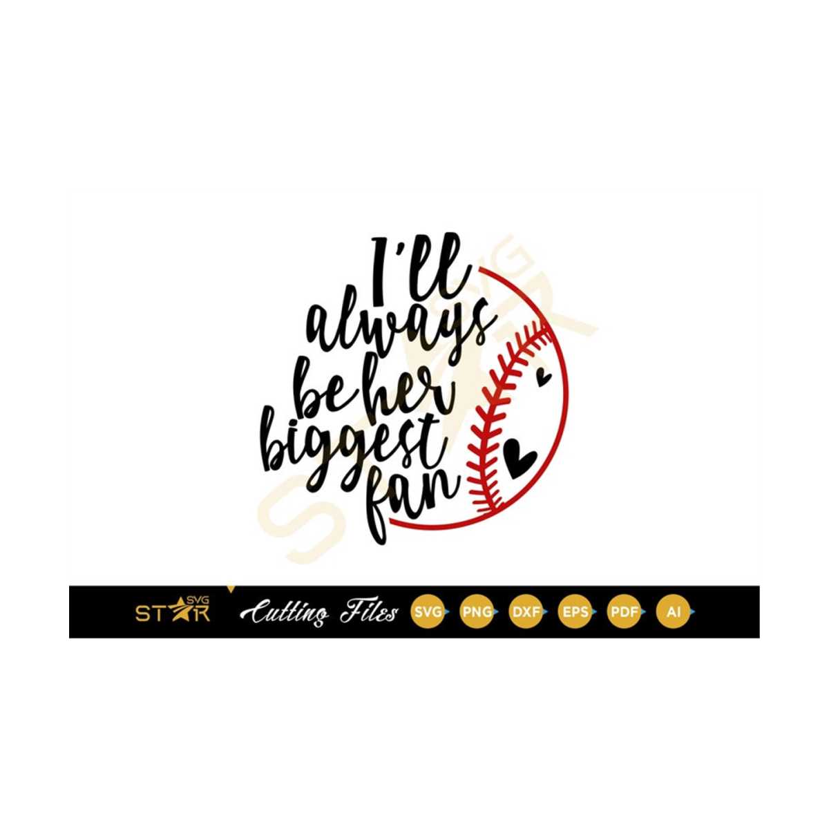 I'll always be her biggest fan svg | Softball | Mother | Mam | Inspire ...