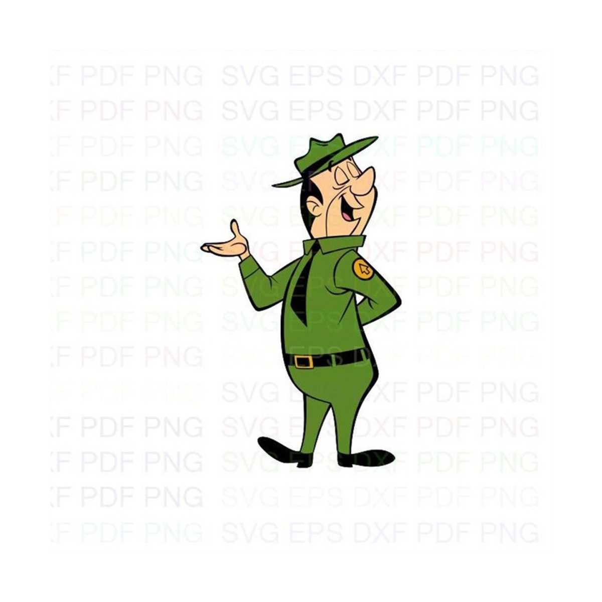 Ranger_Smith_3_Yogi_Bear Svg Dxf Eps Pdf Png, Cricut, Cuttin | Inspire ...