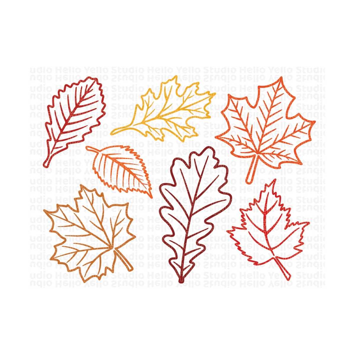 Fall Leaves Svg, Fall svg, Fall leaf svg bundle, Fall png, d - Inspire ...
