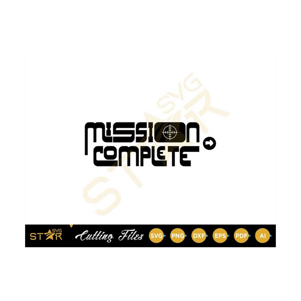 mission complete svg - Inspire Uplift
