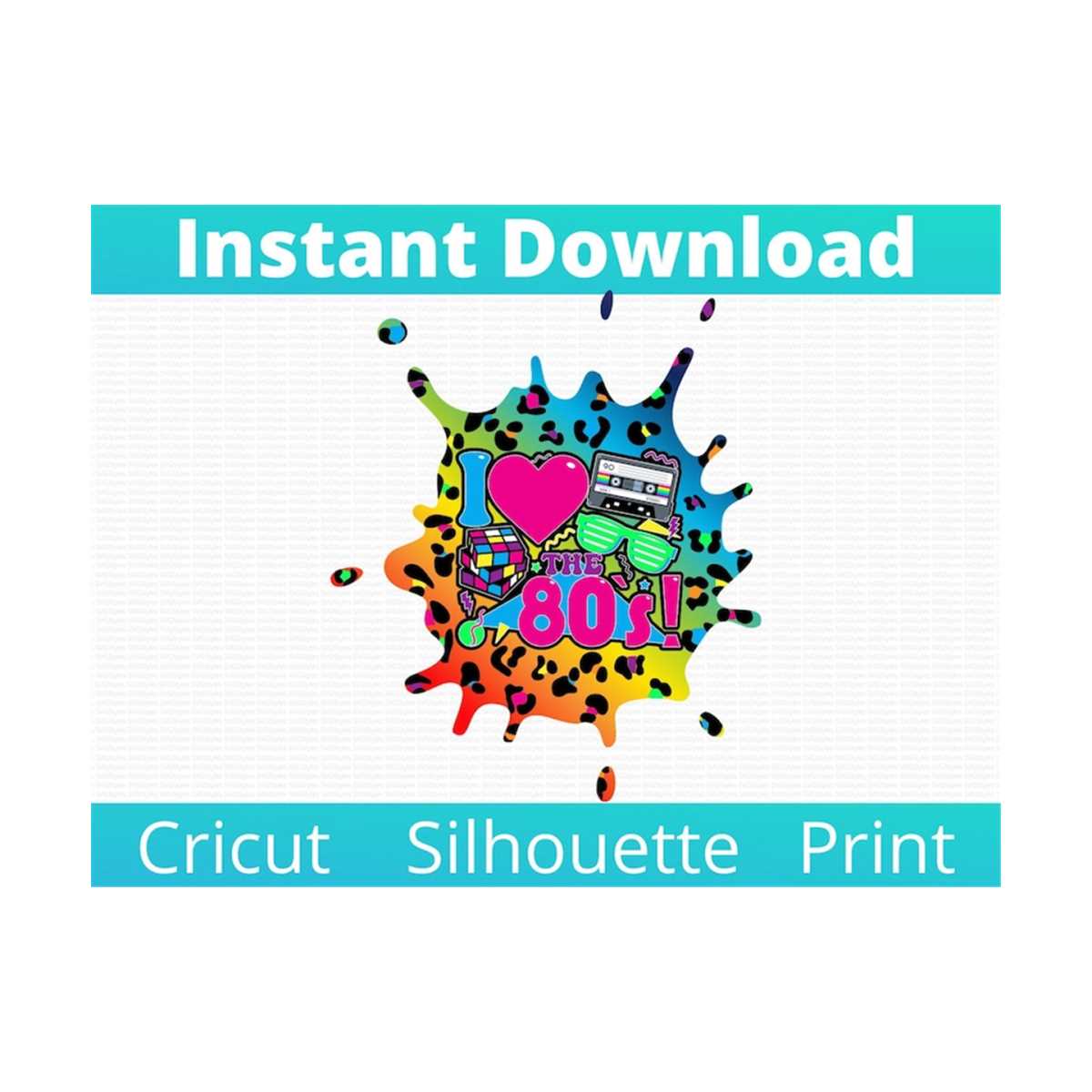 80s SVG. I Love The 80s png, Eighties png, 80s Retro png, 80 | Inspire ...