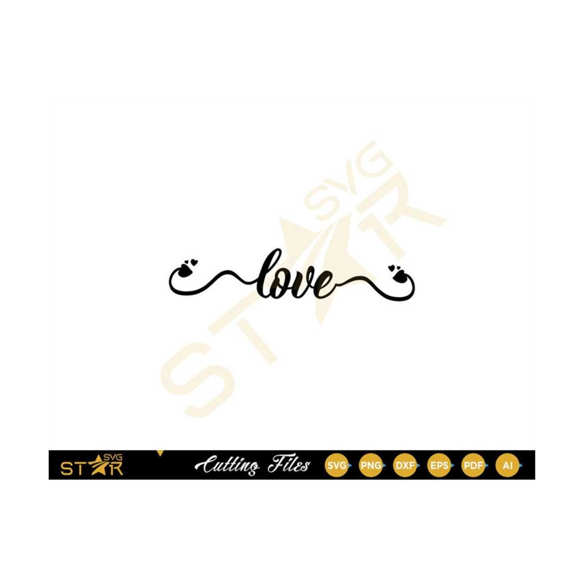 Love SVG, Cute Love svg, Wedding Words Svg, Valentines Day S | Inspire ...
