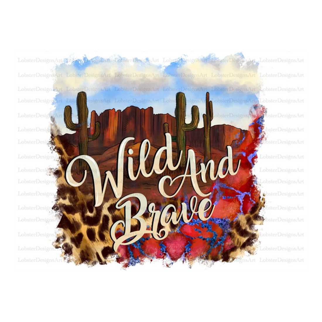 Western png Sublimation Design Png, Wild And Brave Png, Dese | Inspire ...
