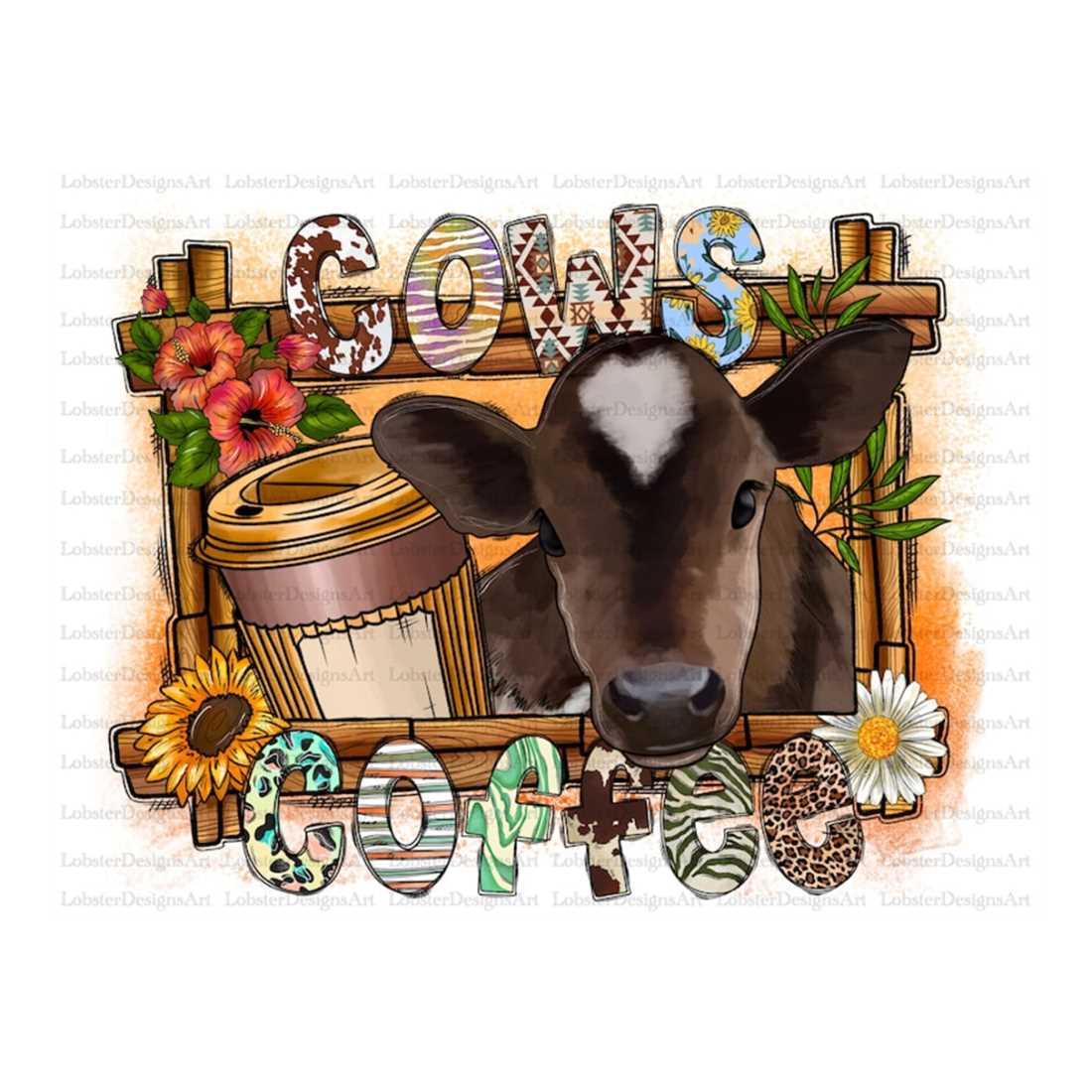 Cows Coffee Png, Sublimation Design, Cow Png, Coffee Western | Inspire ...